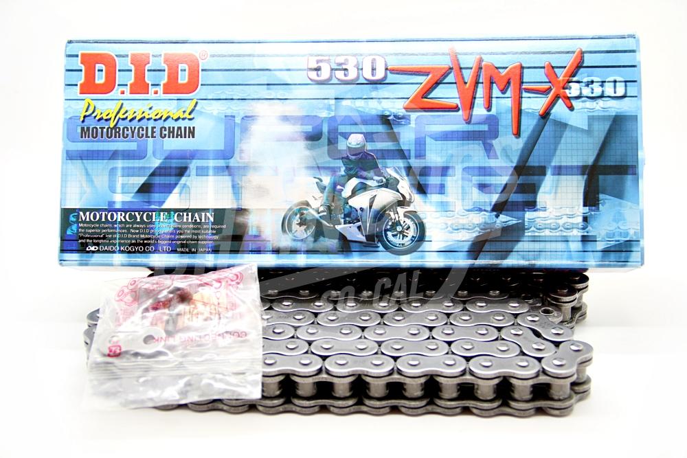 DID 530 ZVMX Super Street Series Xring Sealed Drive Chain