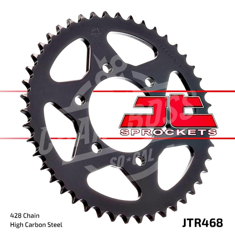JT Sprockets 428 Rear Sprocket Steel 46 Teeth Natural JTR468.46– Chain Boss