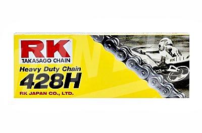 RK Chains 428 HD Standard Series Non Oring Natural Drive Chain