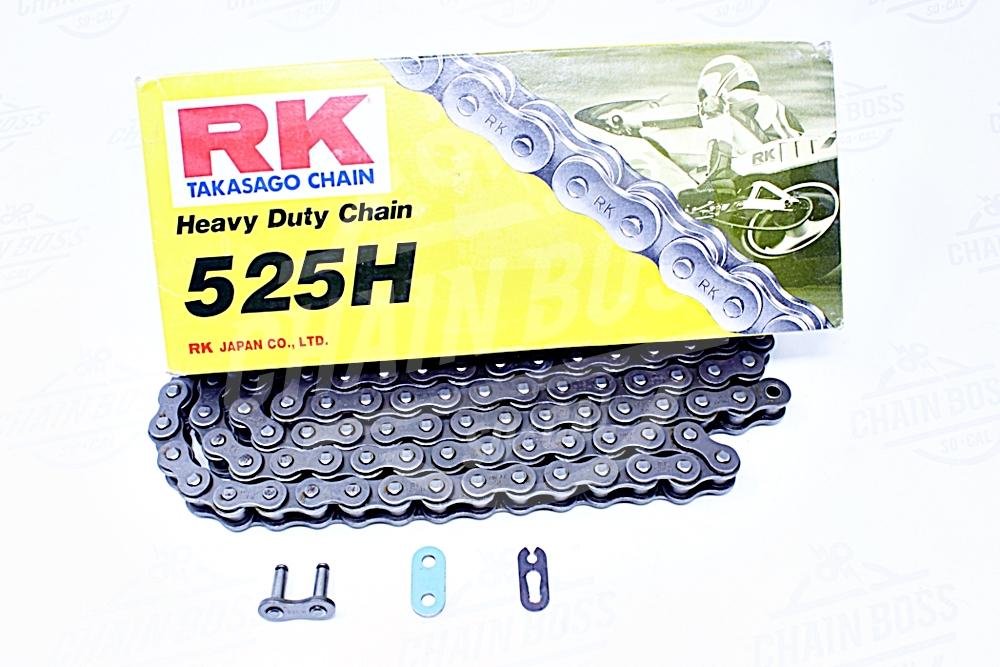 RK Chains 525 HD Standard Series Non Oring Natural Drive Chain