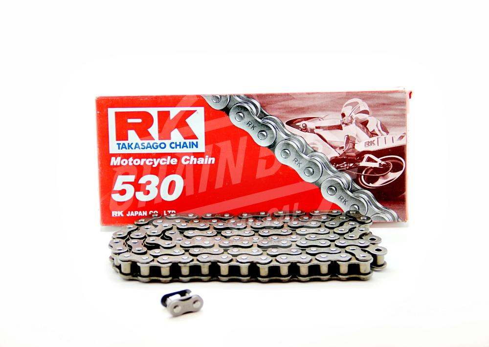 RK Chains 530 Standard Series Non Oring Natural Drive Chain